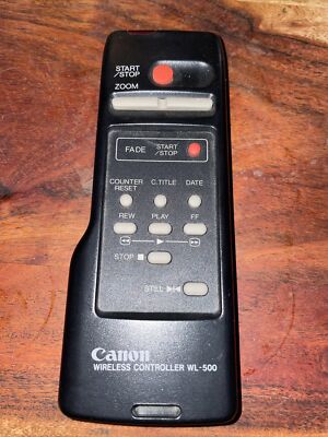 Canon WL-500 Wireless Camcorder Remote Control Controller tested works ...
