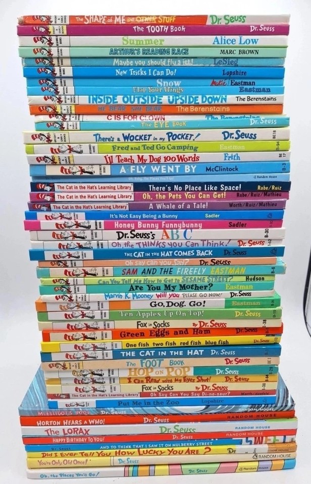 Lot of 10 RANDOM Dr. Seuss I Can Read Bright & Early Children's ...