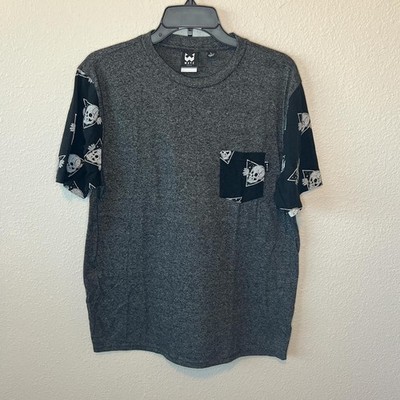 WXYZ Gray/Black Graphic Sleeve TShirt Size Large | eBay