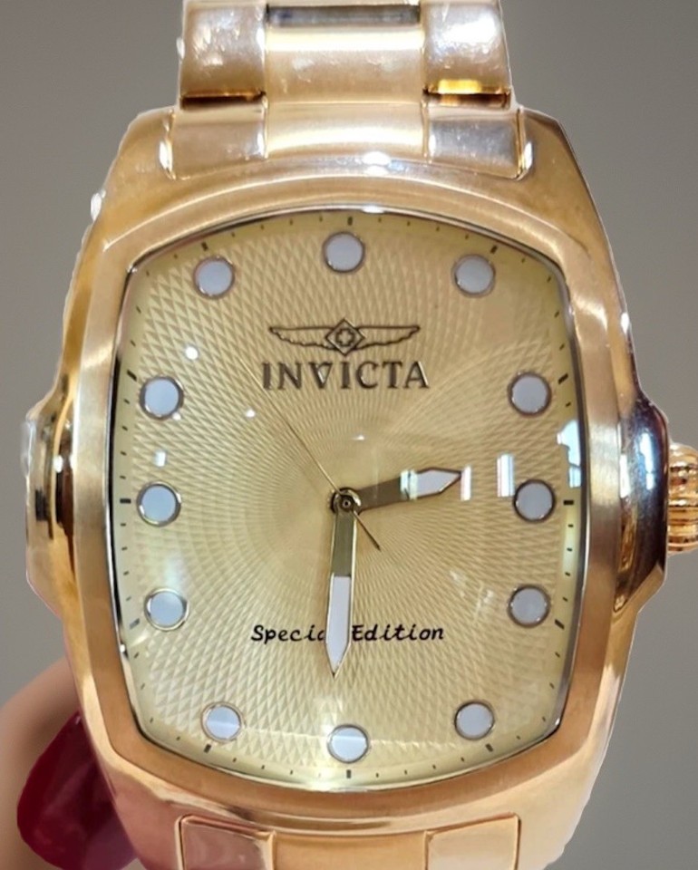 Invicta Lupah Tritnite Night Glow Gold Men's Special Edition Wrist ...
