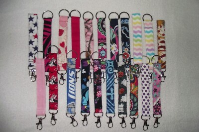 Fun Fabric Key Chains and Wrist Loops * New | eBay