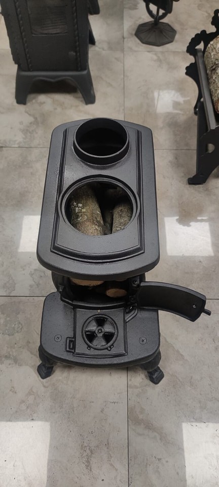 Woody Cast Stove Nostalgia, Wood Burning Stove, % 100 Cast Iron Stove ...