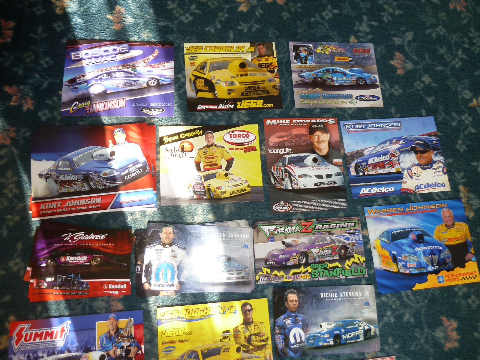 Drag racing hero cards motorsport memorobilia John force Don Garlits ...