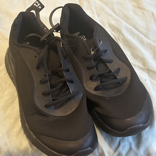 CMB SHIP Athletic Works Basic Athletic Shoe Black Men’s Size 12 Wide ...