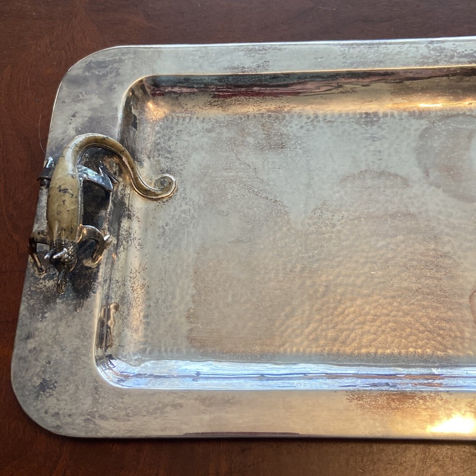 Los Castillo Taxco Mexico TA-01 Sterling Silver 11” Serving Tray - Appx ...