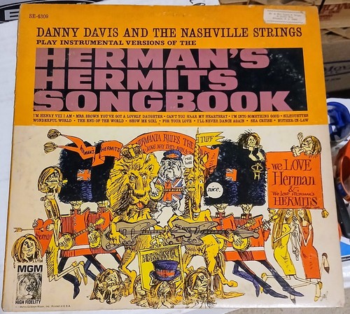 Danny Davis and the Nashville Strings play Herman's Hermits Songbook Lp ...