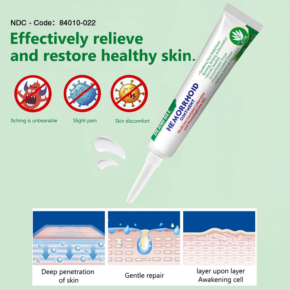 1-5PCS Hemorrhoids Remove Ointment Herbal Cream Relief Piles Pain ...