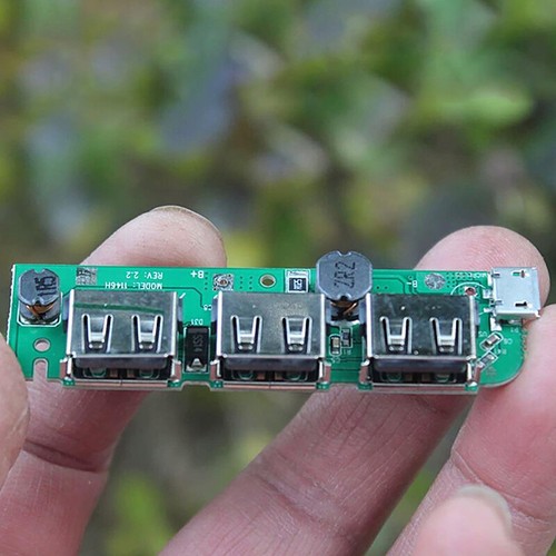 3 Way USB Power Bank Battery Charger Module Circuit Strip Output 5V 3A ...