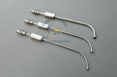 Sinus Cannula Suction Tube Surgical-ENT 4mm,3mm,2.5mm Set Of 3 | eBay