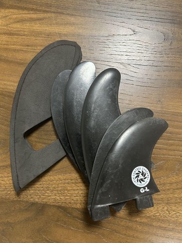 FCS 5-Fin Surfboard Setup G5 Side Fins Quad Tri Longboard Used | eBay