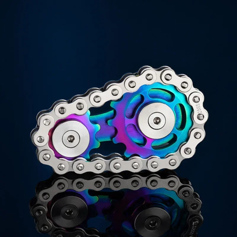 Gyro Toys Interesting Game Sprocket Flywheel Gyro Chic Bike Chain Wear ...