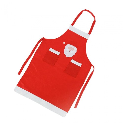 Xmas Santa Claus Aprons Holiday Kitchen Apron for House Cleaning Baking ...