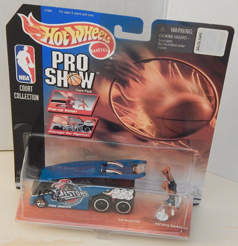 Hot Wheels Drag Bus NBA Pro Show Detroit Pistons Grant Hill Jerry ...