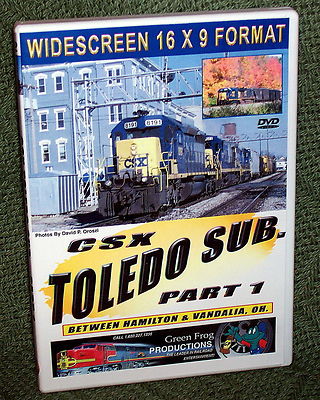 20147 TRAIN VIDEO DVD "CSX TOLEDO SUB" PART 1 WIDESCREEN 16x9 | eBay