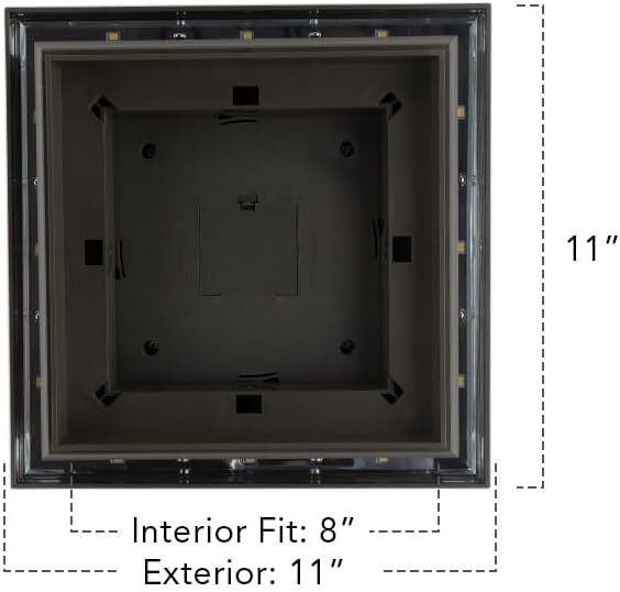 Deckorators 8x8 Woodland Gray Solar Postcover Cap | eBay