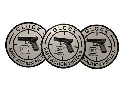 GLOCK PERFECTION SAFE ACTION PISTOLS Three 4" Gen4 Stickers SHOT-SHOW ...