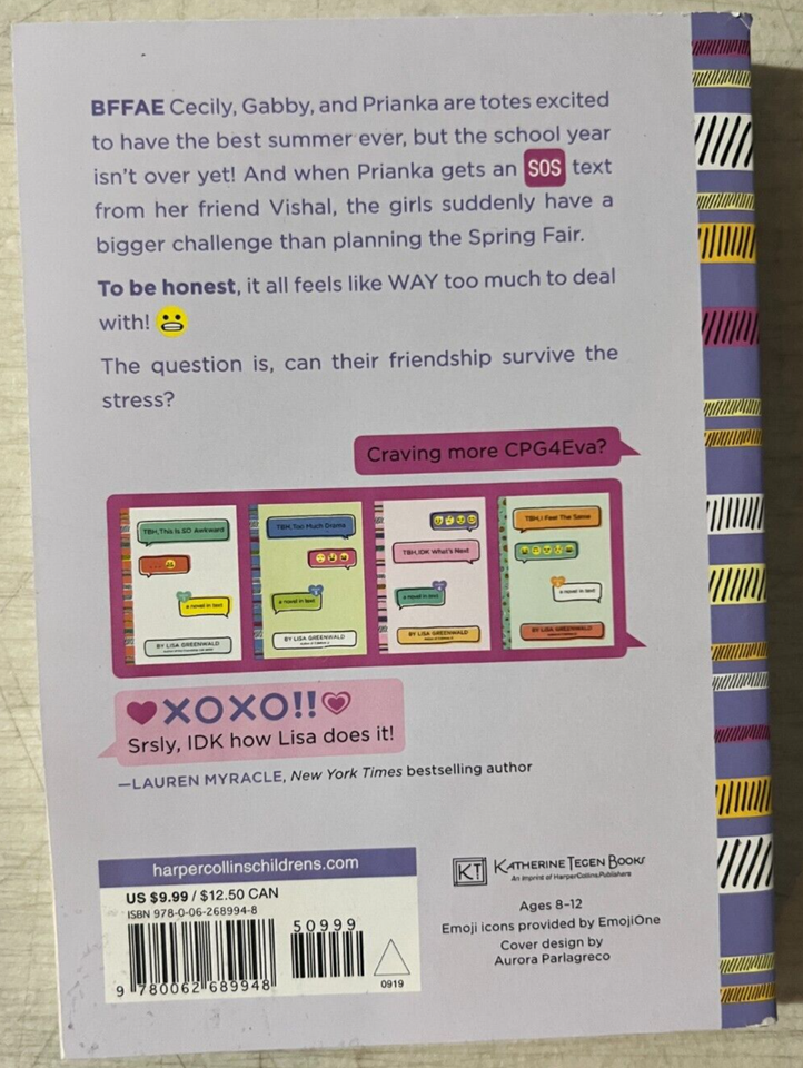 TBH, This May Be TMI - (TBH Book 2) by Lisa Greenwald - NEW ...