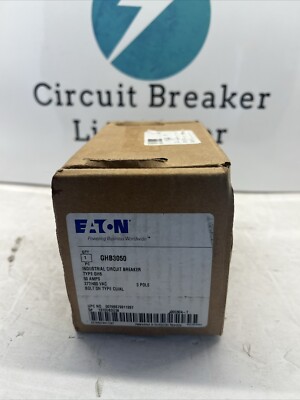 EATON Cutler Hammer GHB3050 3 Pole 50A G-Frame NEW IN BOX | eBay
