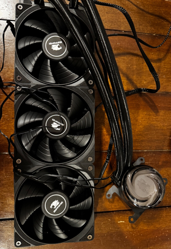 BLACK AIO IBUYPOWER 360MM WITH CONTROLLER USED ONCE REMOVED FROM A ...