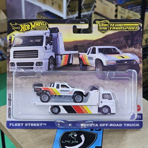HOT WHEELS FLEET STREET+ TOYOTA OFF ROAD TRUCK TEAM TRANSPORT #71 ...