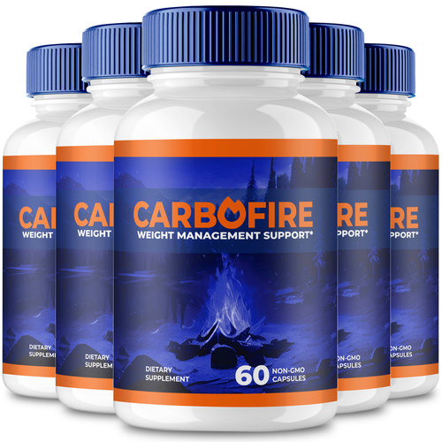 (5 Pack) Carbofire Keto Capsules, Carbo fire Advanced Pills Support ...