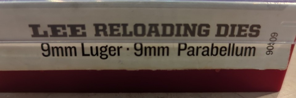 Lee Precision Carbide 4 Die Reloading Set 9MM Luger 90509 796793884018 ...