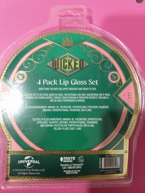 WICKED 4 PACK LIP GLOSS Makeup GIFT SET ~ BRAND NEW ~ FREE SHIPPING | eBay