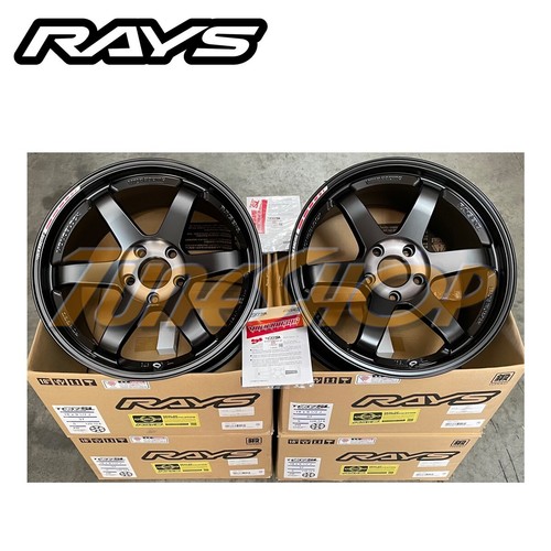 RAYS VOLK RACING TE37SL BLACK EDITION 3 18x9.5 5x120 +37 FOR CIVIC TYPE ...