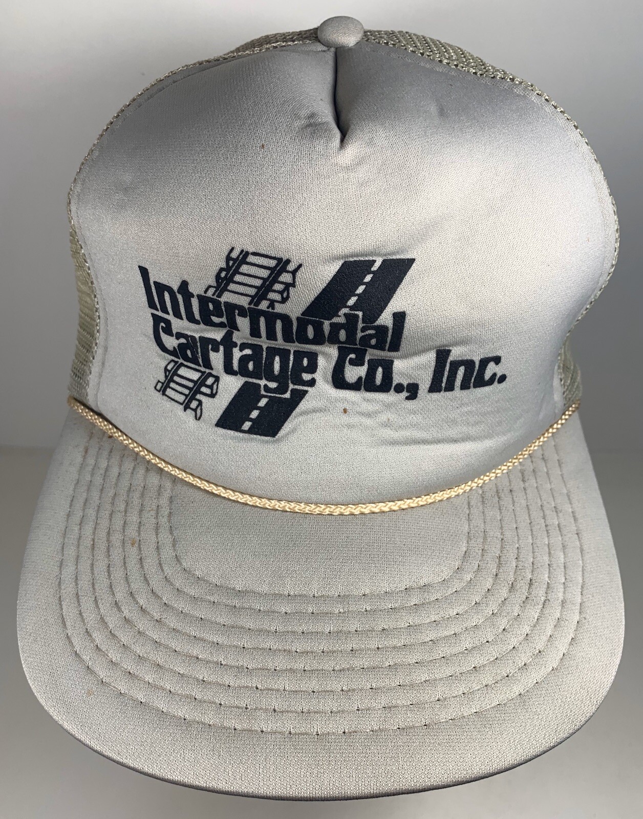 Vintage Rail Intermodal Cartage Hat Truck Railroad Tr… - Gem