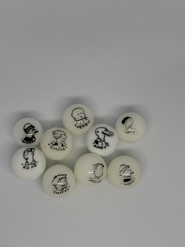 Comic Strip Vintage Marble Lot Emma, Kayo, Andy, Moon, Skeezix, Herbie ...