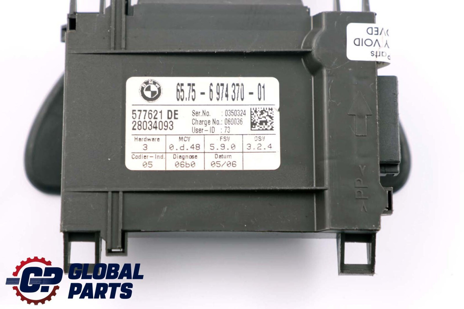 Alarm System Unit BMW E60 E61 Ultra Sonic Module 6974370 | eBay