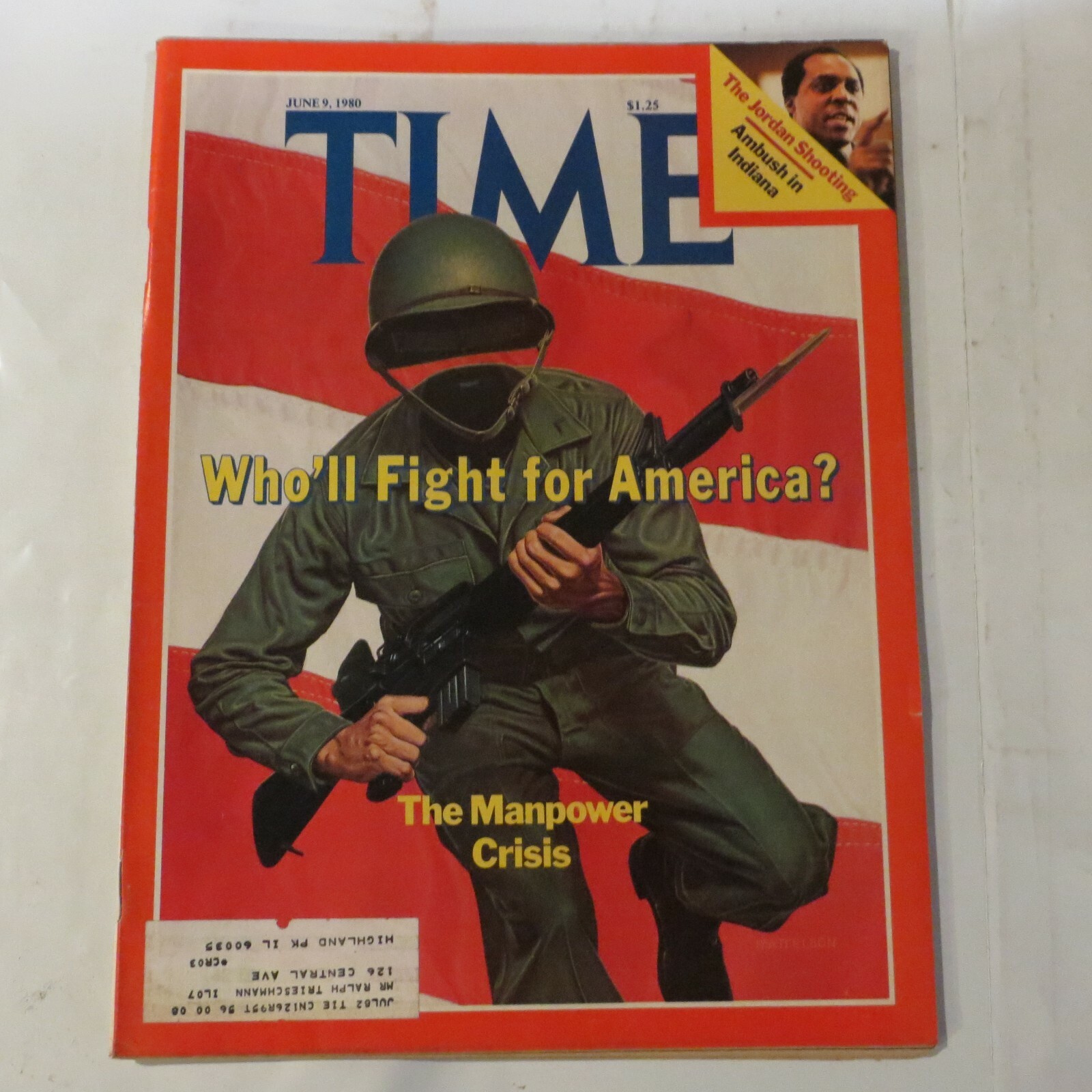 Military Manpower Crisis; Time Magazine - June 9,1980 B6 | eBay