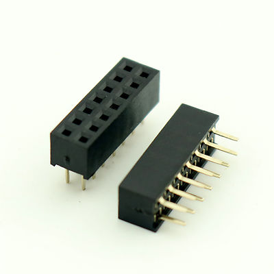 100x 2mm 2.0mm Pitch 2x7 Pin 14 Pin Female Double Row Pin Header Strip ...