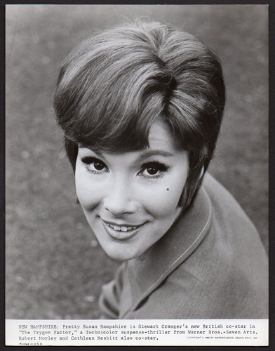 SUSAN HAMPSHIRE English actress THE TRYGON FACTOR Vint Orig Photo SEXY ...