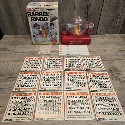 Vintage Activitoys Barrel Bingo Game Original Box | eBay Australia