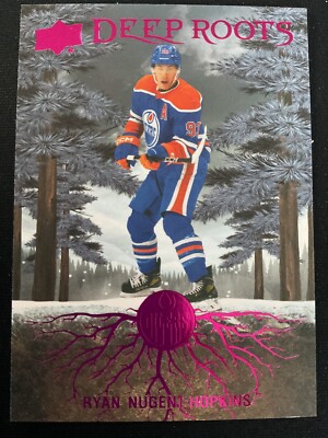 Ryan Nugent-Hopkins 2023-24 Upper Deck Series 2 Deep Roots Purple ...