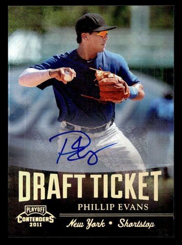 2011 Playoff Contenders #DT35 Phillip Evans Draft Ticket | eBay