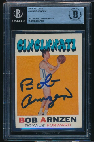 1971 Topps #94 Bob Arnzen signed auto autograph BAS Beckett crisp blue sharpie | eBay