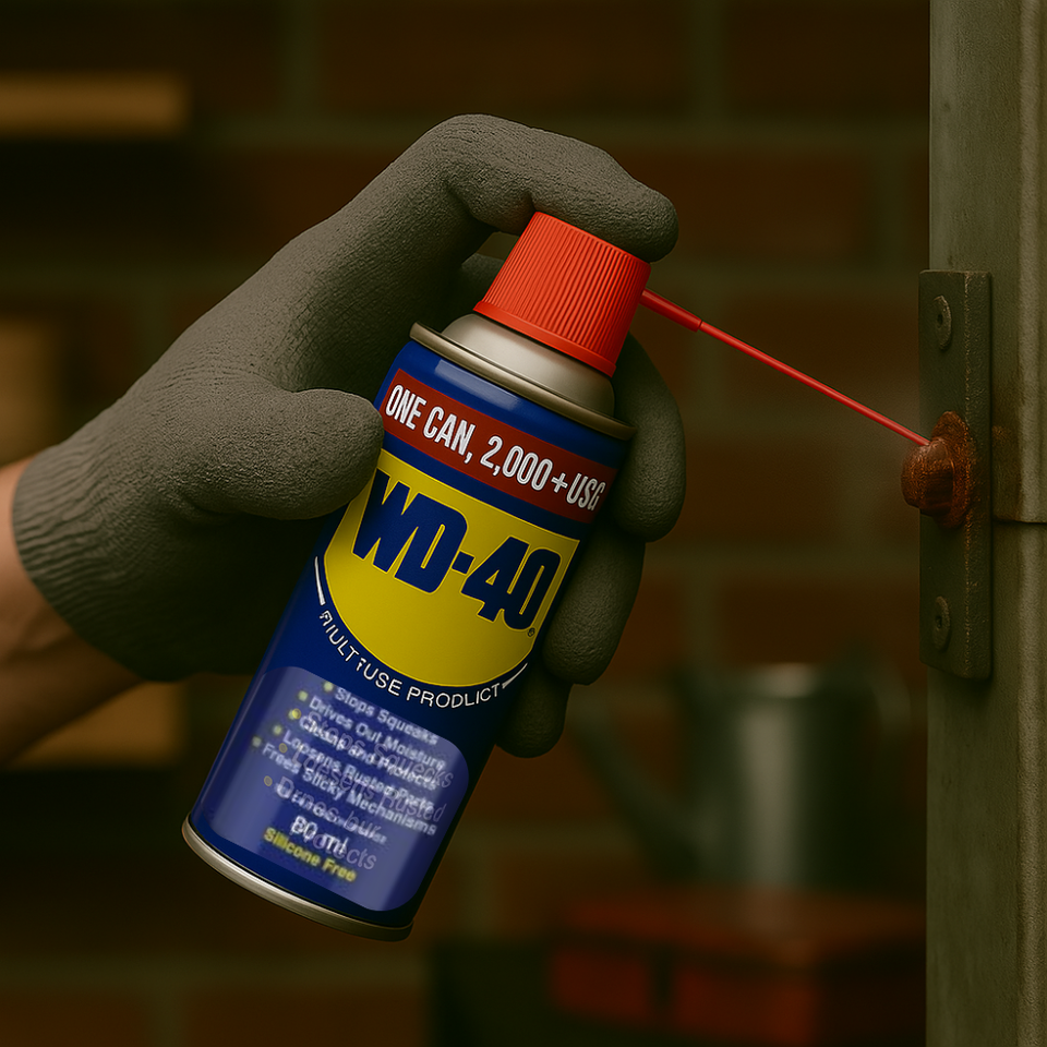 WD-40 Multi Use Spray 80ml Maintenance Lubricant Stops Squeaks Loosens ...
