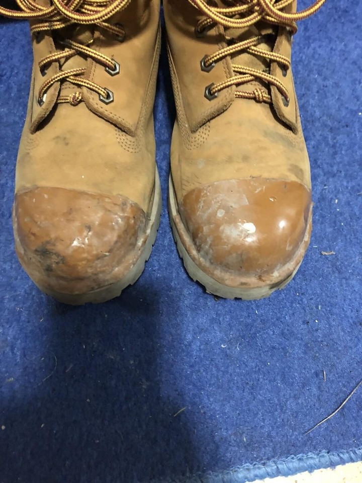 TUFF TOE Original Formula Work Boot Toe Guard Protection & Leather ...