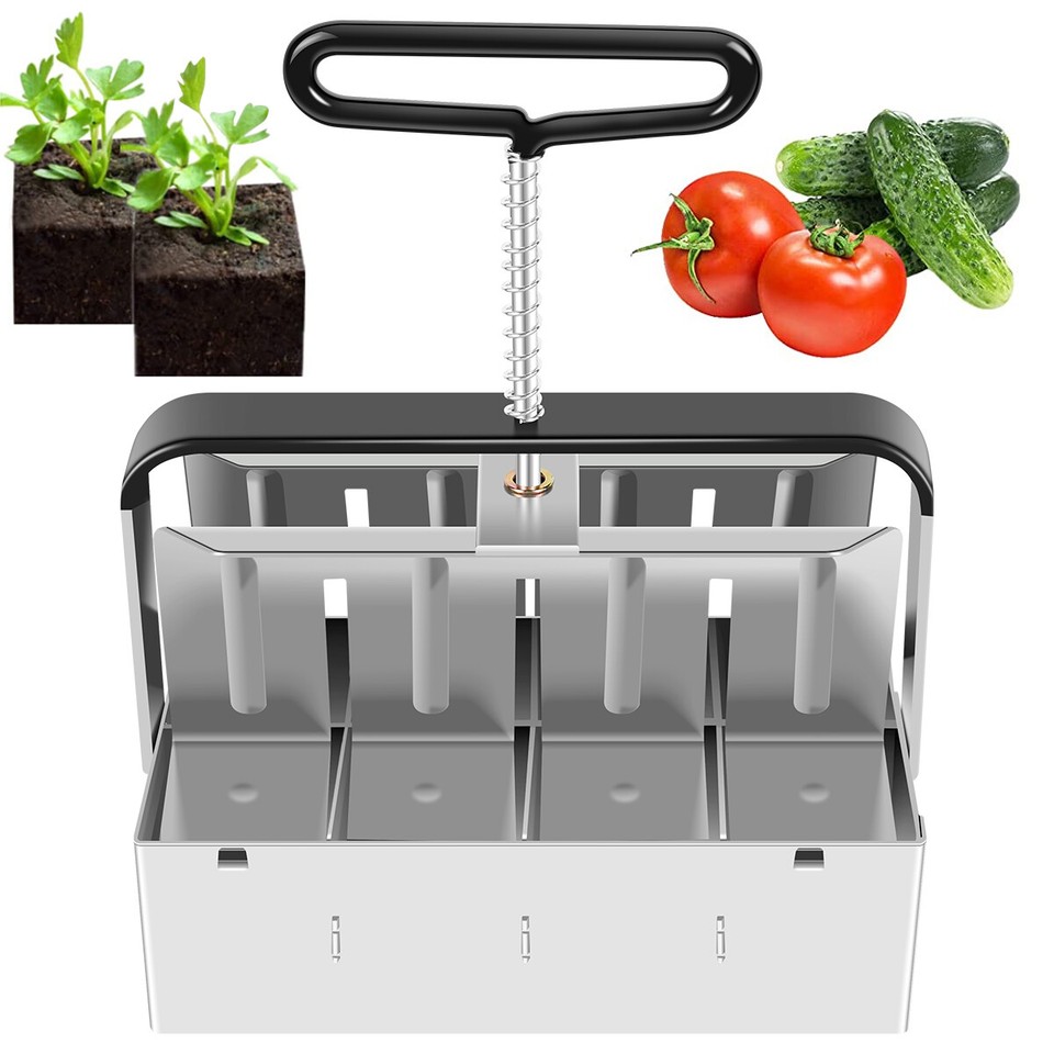 Soil Blocker 2inch Manual Soil Block Maker Handheld Seed Block Maker ...