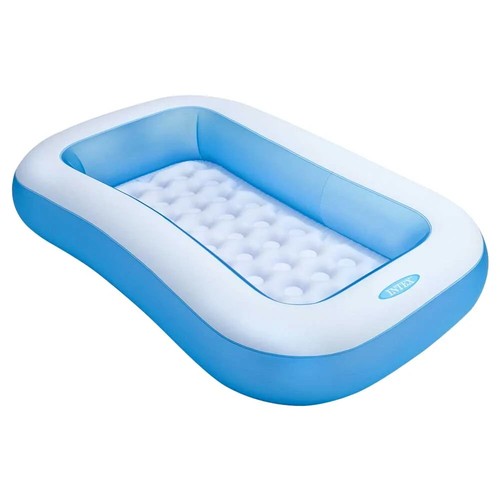 Rectangular Inflatable Baby Paddling Pool for Kids Children Summer ...