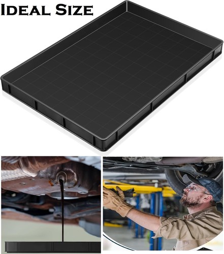 Oil Drain Pan Garage Shop Coolant Fluid Drip Tray Shower Basin Camper ...