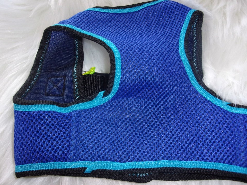 Blue Body Harness Vest M Pet Dog new step-in Medium | eBay