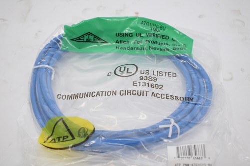 NEW Allen Tel patch cable - 10 ft - blue ATG1010-BU | eBay