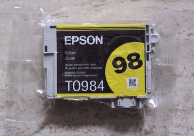 NEW - Genuine Epson 98 Yellow Ink - High Capacity Cartridge T0984 | eBay