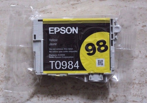 NEW - Genuine Epson 98 Yellow Ink - High Capacity Cartridge T0984 | eBay