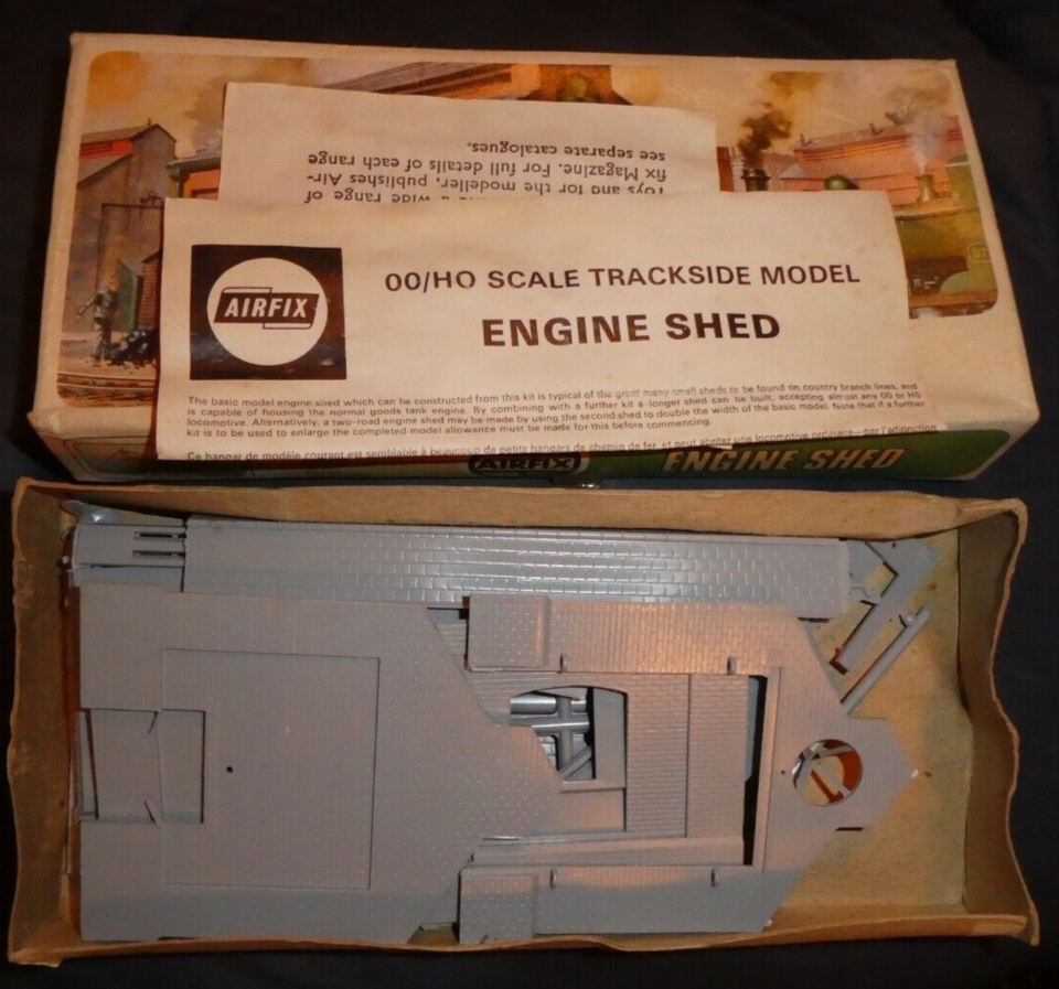 OO Scale, Airfix, Engine Shed Kit #208 Vintage RARE OPEN Box | eBay
