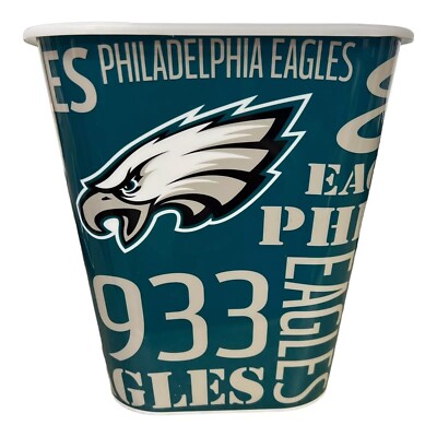 Philadelphia Eagles NFL Snack Bucket – 7-Inch Durable Reusable Bowl | eBay