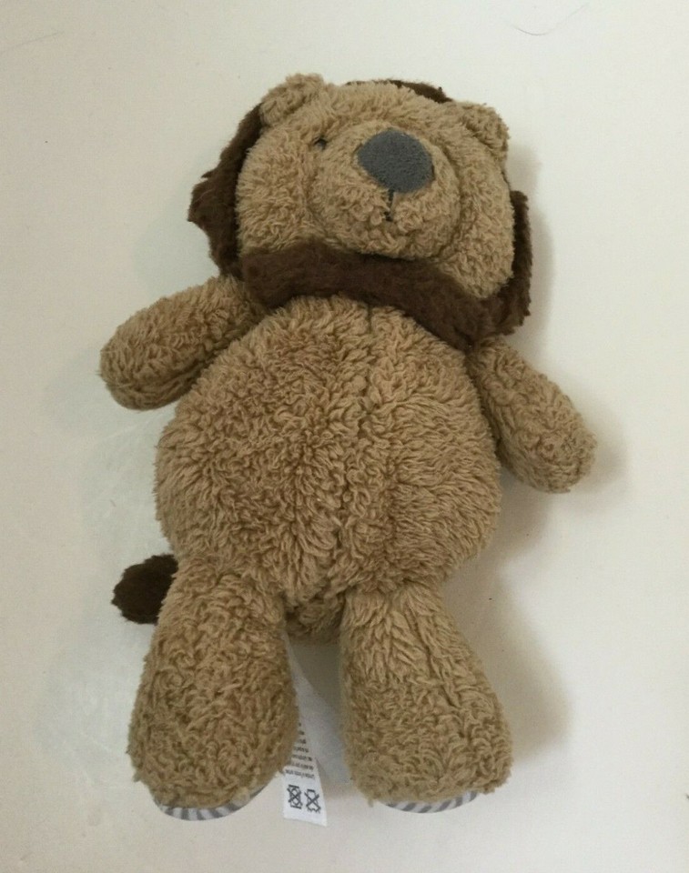 Just One You Carters Tan Plush Lion Rattle Crinkle Striped Feet Baby ...